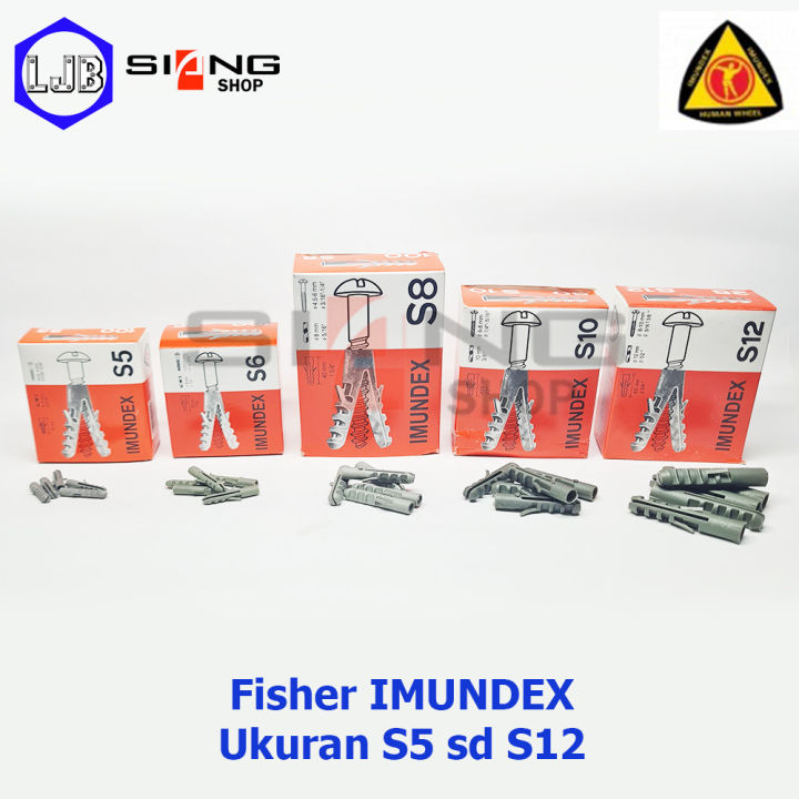 Fisher IMUNDEX ukuran S5 sd S12 | Lazada Indonesia
