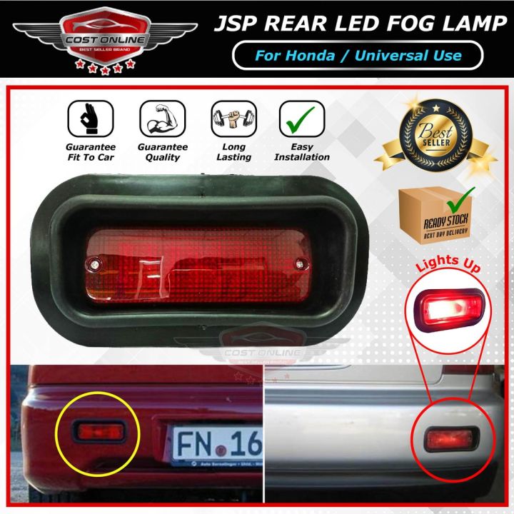 JSP Rear Bumper LED Fog Light Lamp for Universal Car / Honda Acura ...