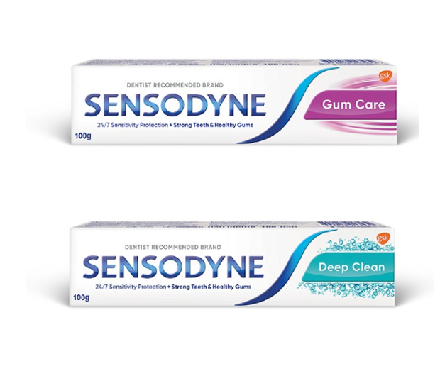 100g. SENSODYNE GUM CARE /DEEP CLEANเซ็นโซดายน์ ยาสีฟัน สูตรกัมแคร์ ...