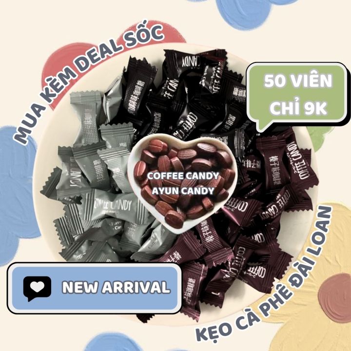 100 Viên Kẹo Cà Phê Coffee Candy Đài Loan, Kẹo Ngậm Vị Cà Phê, Đậm Vị ...
