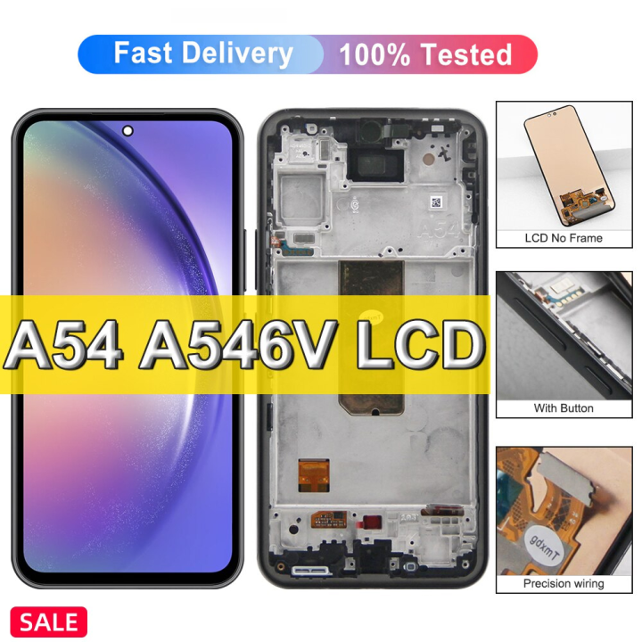 6.4" Original For Samsung Galaxy A54 5G A546 SM-A546V LCD Display Touch ...