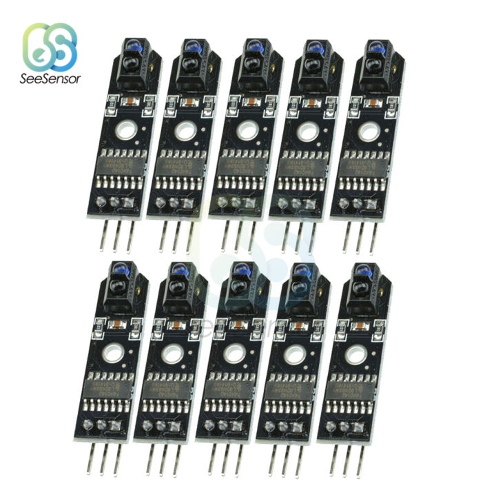 10pcs Dc 5v Ir Infrared Line Tracker Sensor Track Follower Sensor Tcrt5000 Obstacle Avoidance ...