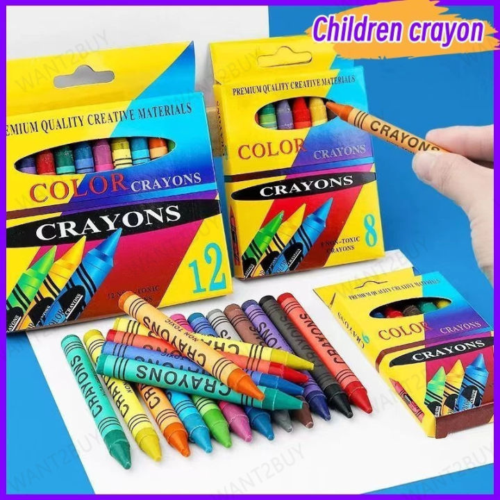 6/8/12/16/24pc Oil Pastel Color Crayon Set School Art Painting Pens ...