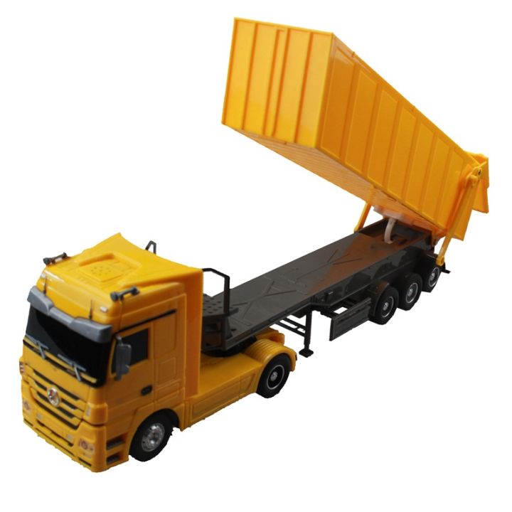 RC Truck Rechargeable Toy 132 Vehicle Dumper 10 Wheel Radio Control Tip ...