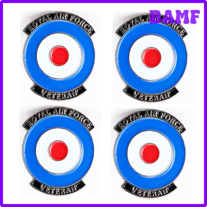 [BAMF] ล็อตของขวัญตราสัญลักษณ์5ชิ้นทหารผ่านศึกกองทัพอากาศ RAF หมุดป้าย ...