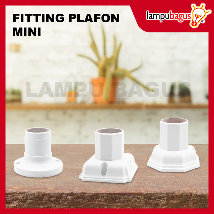 Fitting Lampu Plafon Minimalis / Fitting Plafon Mini E27 | Lazada Indonesia