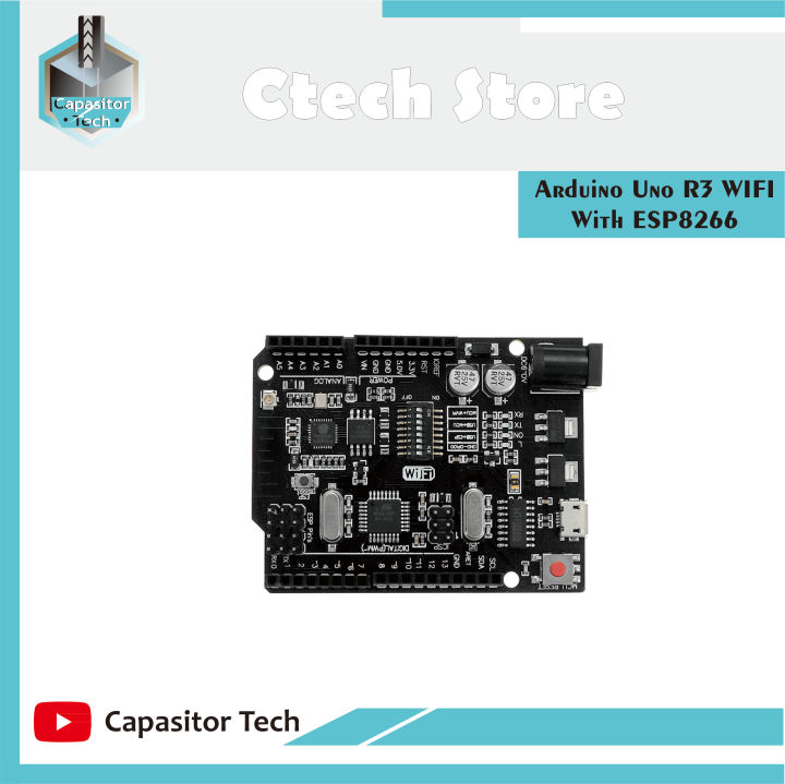 Arduino Uno R3 Built In Wifi Atmega328p With Esp8266 Lazada Indonesia 5807