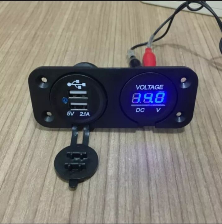 Voltmater Charger Hp Double USB Nmax/PCX/Aerox/Lexi, Dll | Lazada Indonesia