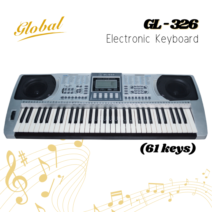 Global GL-326 61 Key Electronic Keyboard | Lazada PH