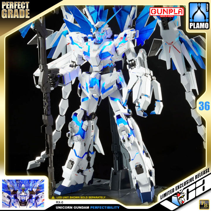 ⭐️ PREMIUM BANDAI PB GUNPLA PERFECT GRADE PG 1/60 RX-0 UNICORN GUNDAM ...