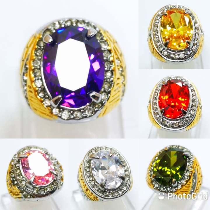 Batu Cincin Permata Cubic Zirconia Cuting Diamond Good Luster High ...