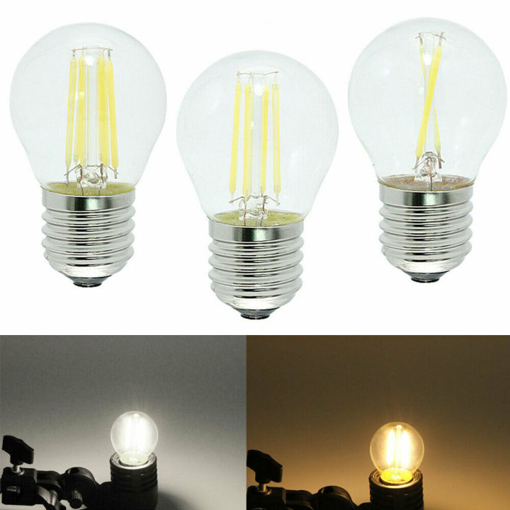 Ranpo 220V Vintage G45 E27 2W 4W 6W LED Filament Global Light Retro ...