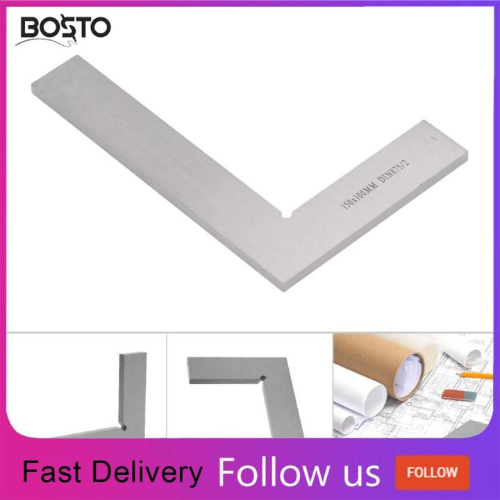 Bosto thước đo góc phải chống mòn bóng kết thúc công cụ đo 90 độ L ...