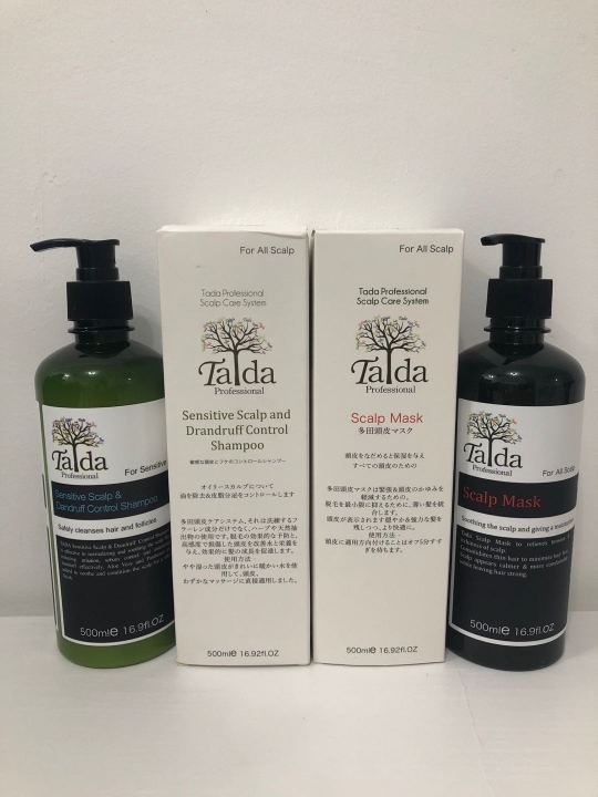 Tada Professional Sensitive Scalp & Dandruff Control Shampoo (500ml ...