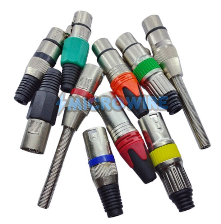 XLR FEMALE/JACK MALE/PLUG - RANDOM COLOR - 1PC | Lazada PH