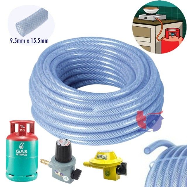 PVC Gas Hose / Reinforced Flexible Gas Hose Pipe / Gas Pipe Braided ...