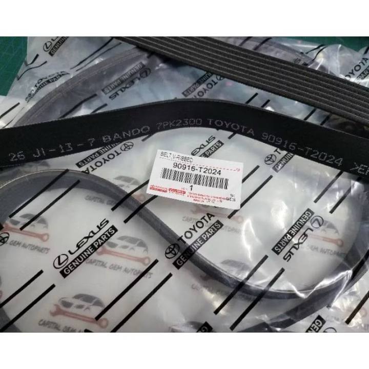 Toyota Fan Belt 90916-T2024 for Toyota Innova TGN40 Fortuner TGN51 ...