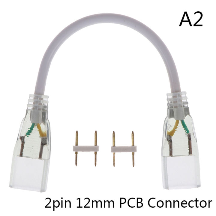 LIQINGQ 2pin Led Corner Connector RGB straight Connector middle Double ...