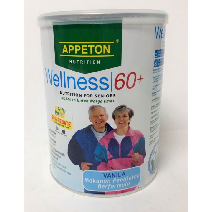 APPETON WELLNESS 60+ VANILLA FLAVOUR 400G | Lazada