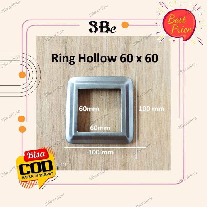 Ring hollow 60x60 tapak holow minimalis 6x6 aksesoris ornamen pintu ...