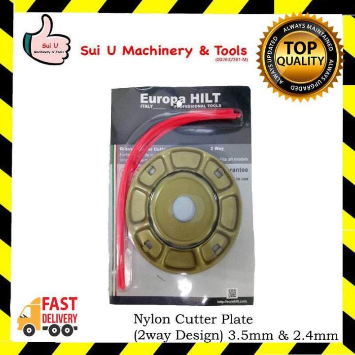 Nylon Cutter Plate (2way Design) 3.5mm & 2.4mm | Lazada