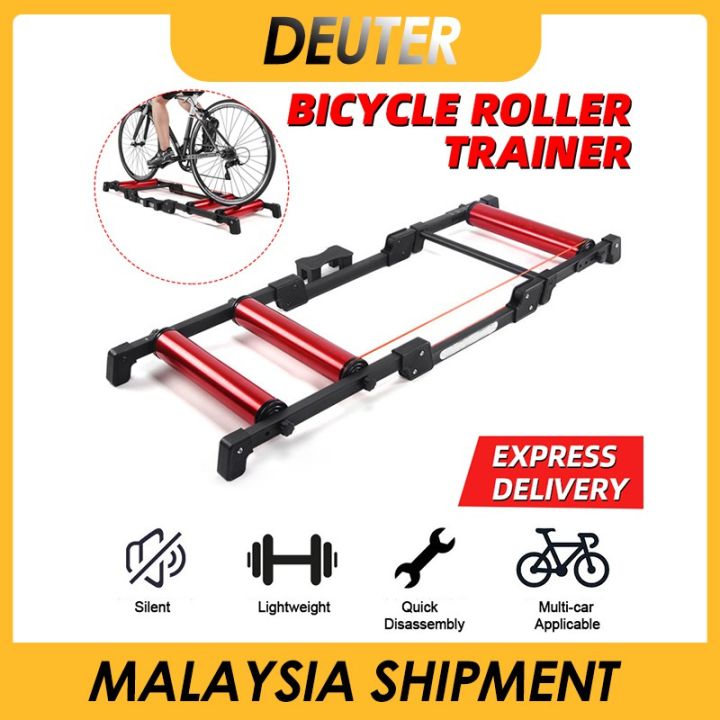 DEUTER GT01 Bike Trainer Rollers Indoor Home Exercise Cycling Training Fitness Bicycle Trainer ...