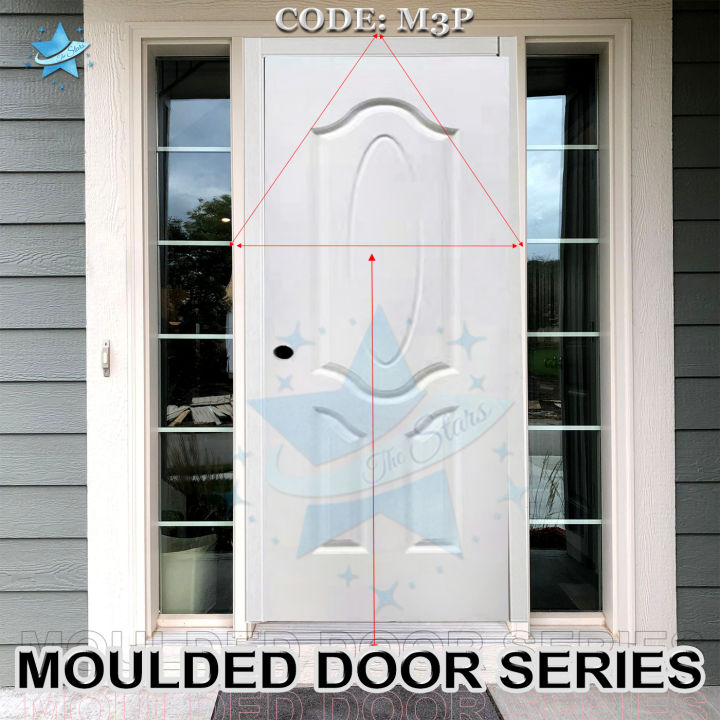 The Stars Econ M3P High Density Fiber Moulded Door Engineered Wood pre ...