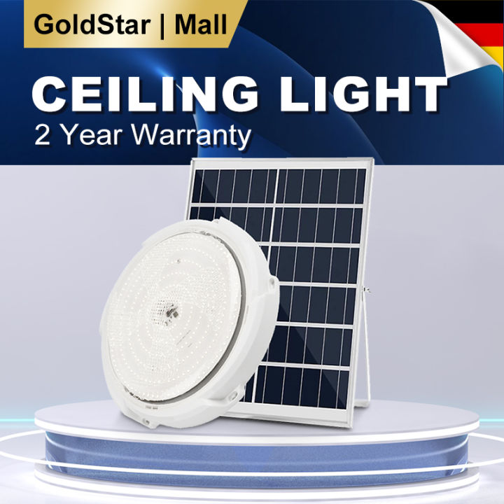 Gold Star LED Solar Ceiling Lights Modern Design Indoor Home ...