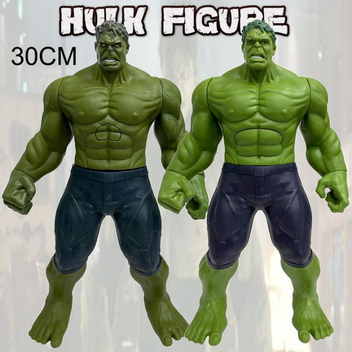 Super Hero Avengers Hulk Action Figures Toys 30CM Series Sound & Led ...