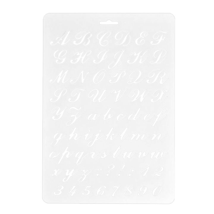 Lettering Stencils, Letter and Number Stencil, Painting Paper Craft ...