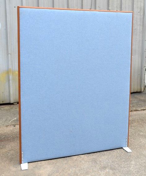 Free standing partition with protective rubber edging, size 120H x 90W ...