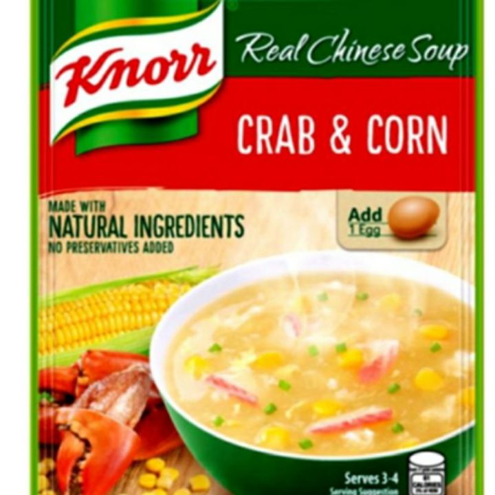 Knorr Soup Crab & Corn | 60g | Lazada PH
