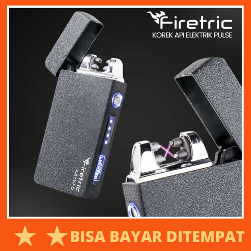 Korek Api Elektrik Pulse Plasma Cross Double Arc Lighter / Korek Api ...