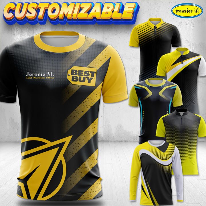 Transfer It Personalized FULL SUBLIMATION Yellow & BlackDesign/Color ...