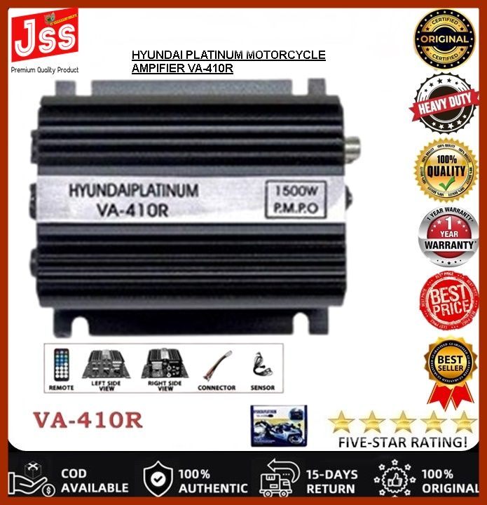 Motorcycle Amplifier classic audio hyundai platinum VA-410R (original ...