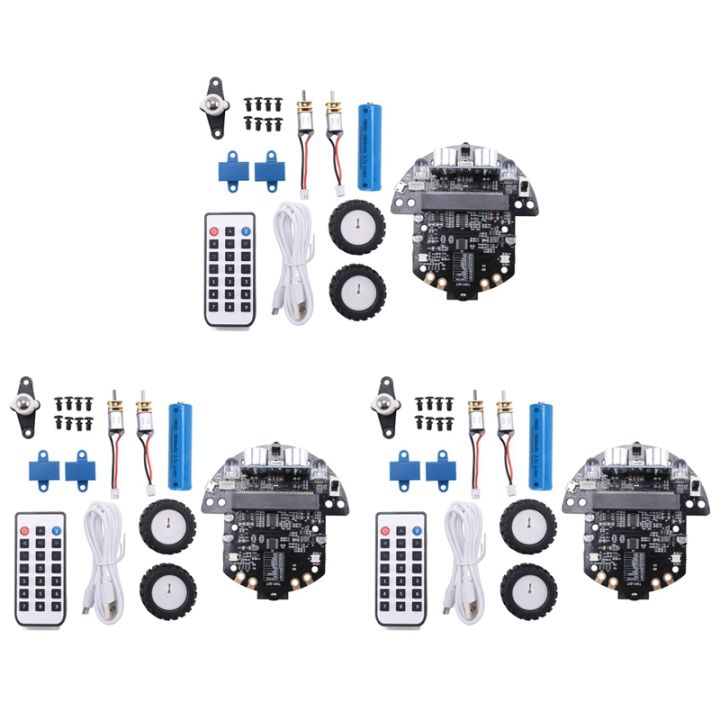 【eryu01】3X Robot Programmable Robotic Kit Based on Microbit V2 and V1 ...