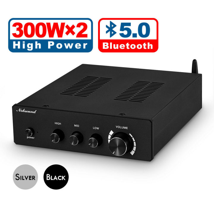 Nobsound 300W+300W Bluetooth 5.0 Digital Power Amplifier Class D Stereo ...