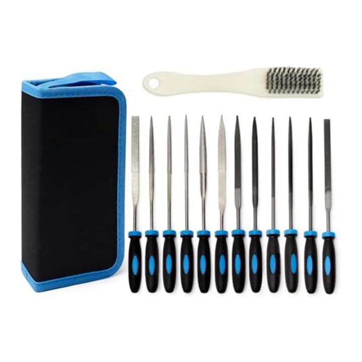 【WWU】-13Pcs Small File Set Metal Diamond Needle File Set Kit File Tool ...