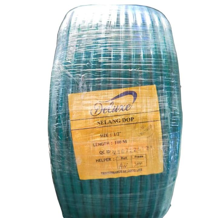 BMS - 1 Rol Selang Air DELUXE Dop 100 Meter Selang Taman 1/2 BMS - 1 Rol Selang Air DELUXE Dop 100 Meter Selang Taman 1/2