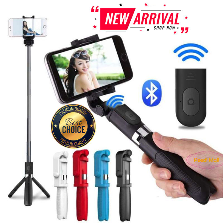 Bluetooth Selfie Stick 360° Rotation Tripod Stand Extendable Monopod ...