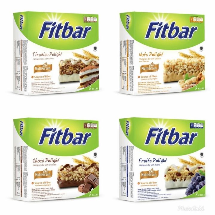 FITBAR snack Sehat isi 5 x 22 gram Choco/ Nuts/ Fruits/ Tiramisu ...