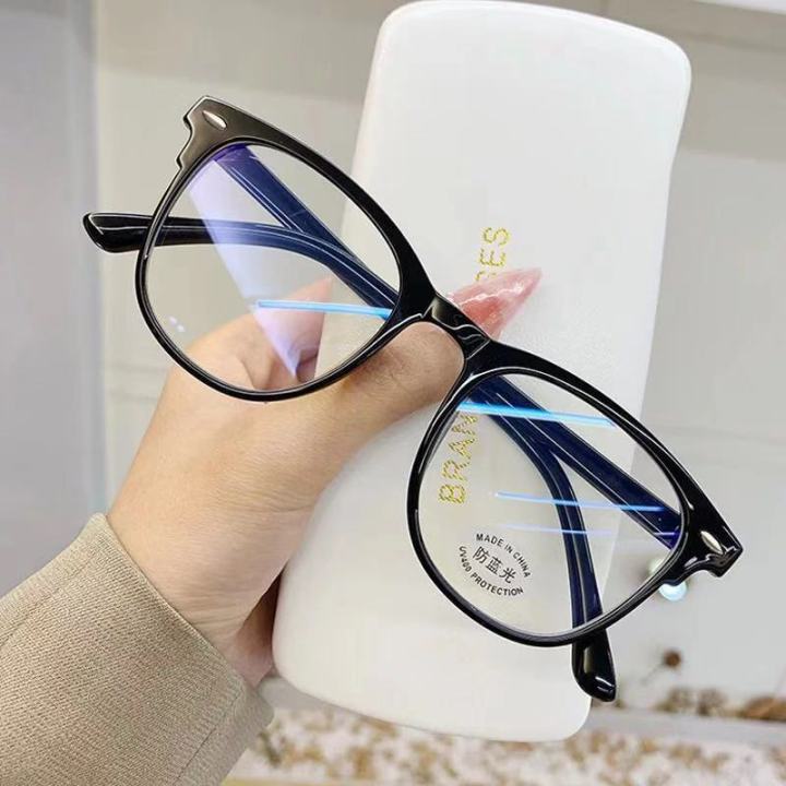 Anti Blue Light Myopia Glasses Women Vintage Computer Men Eyeglasses ...