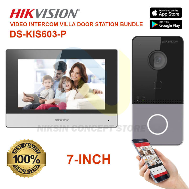 HIKVISION DS-KIS603-P Video Intercom Villa Door Station Bundle 门铃可视对讲机 ...