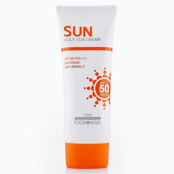 Foodaholic Multi Sun Cream Facial Hydrating Skincare Sunscreen | Lazada PH