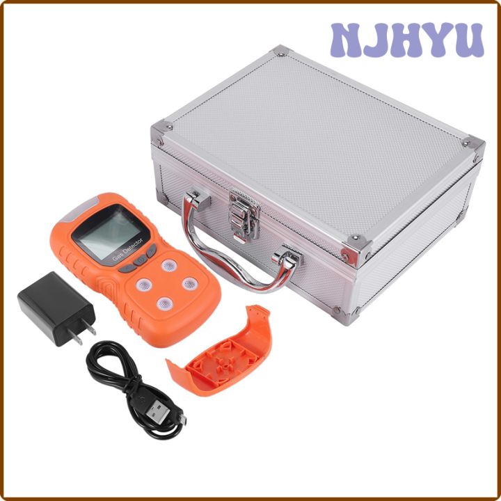 NJHYU PLT840 4 In 1 Gas Detector CO H2S O2 Monitor Analyzer Leak ...