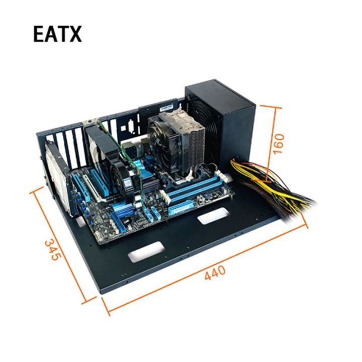 Open Computer Chassis Dual-Way Server E-ATX/ATX Motherboard Bracket ...
