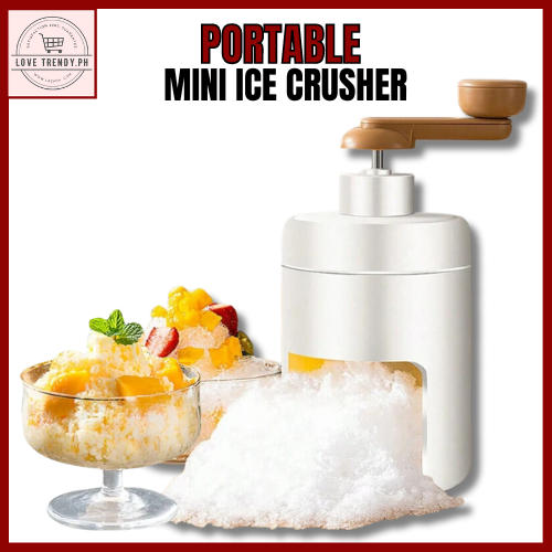 Portable Mini Manual Ice Crusher Hand Crank Manual Ice Breaker ...