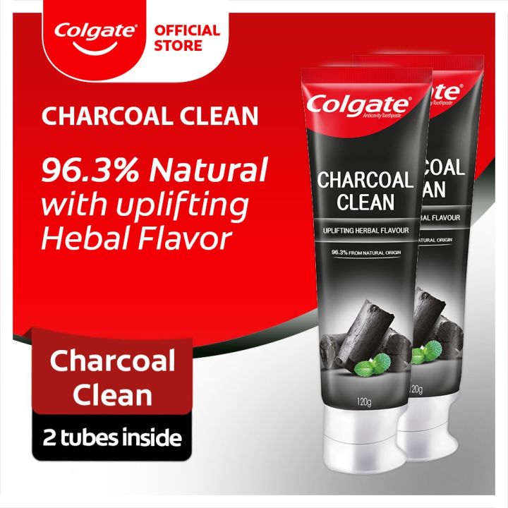 COLGATE Toothpaste Charcoal Clean 2s 115g | Lazada PH