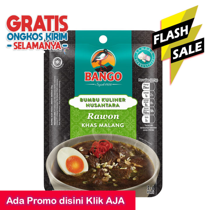 Bango bumbu rawon 35 gr Bumbu Masak instant rawon khas malang | Lazada ...