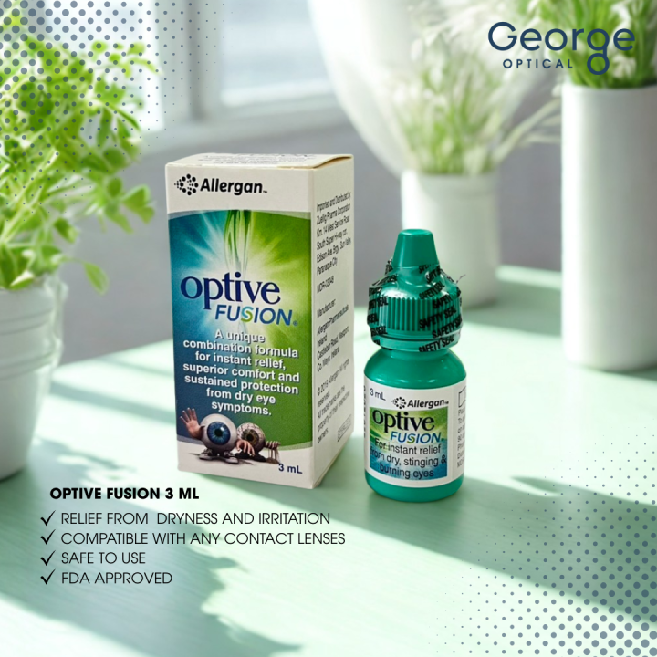 Optive Fusion eye drops Relieves dry eye symptoms / Eye drops | Lazada PH